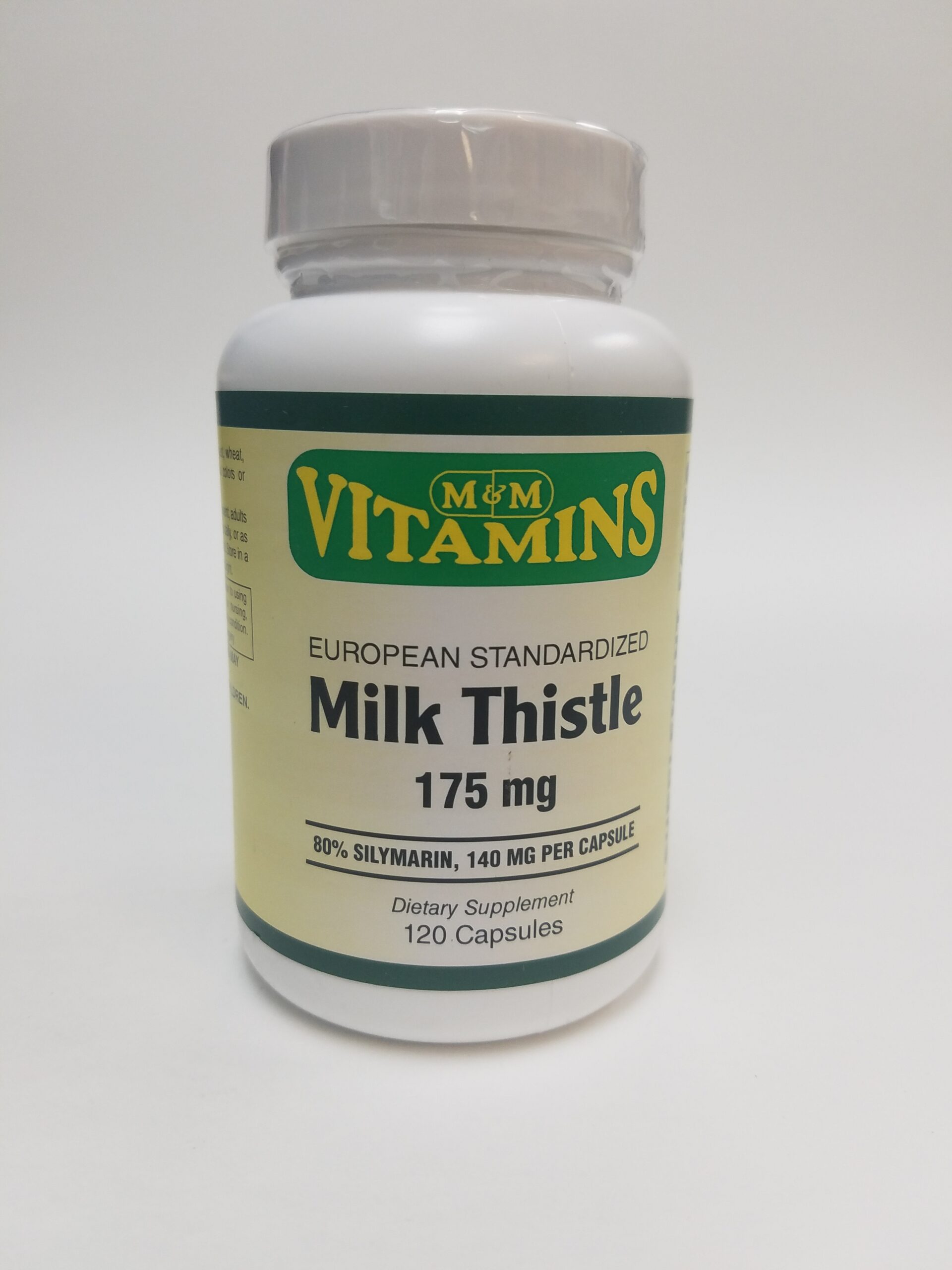 M&M Vitamins Brand, MILK THISTLE EXTRACT-PLUS 175 MG 120 VCAP - M and M ...