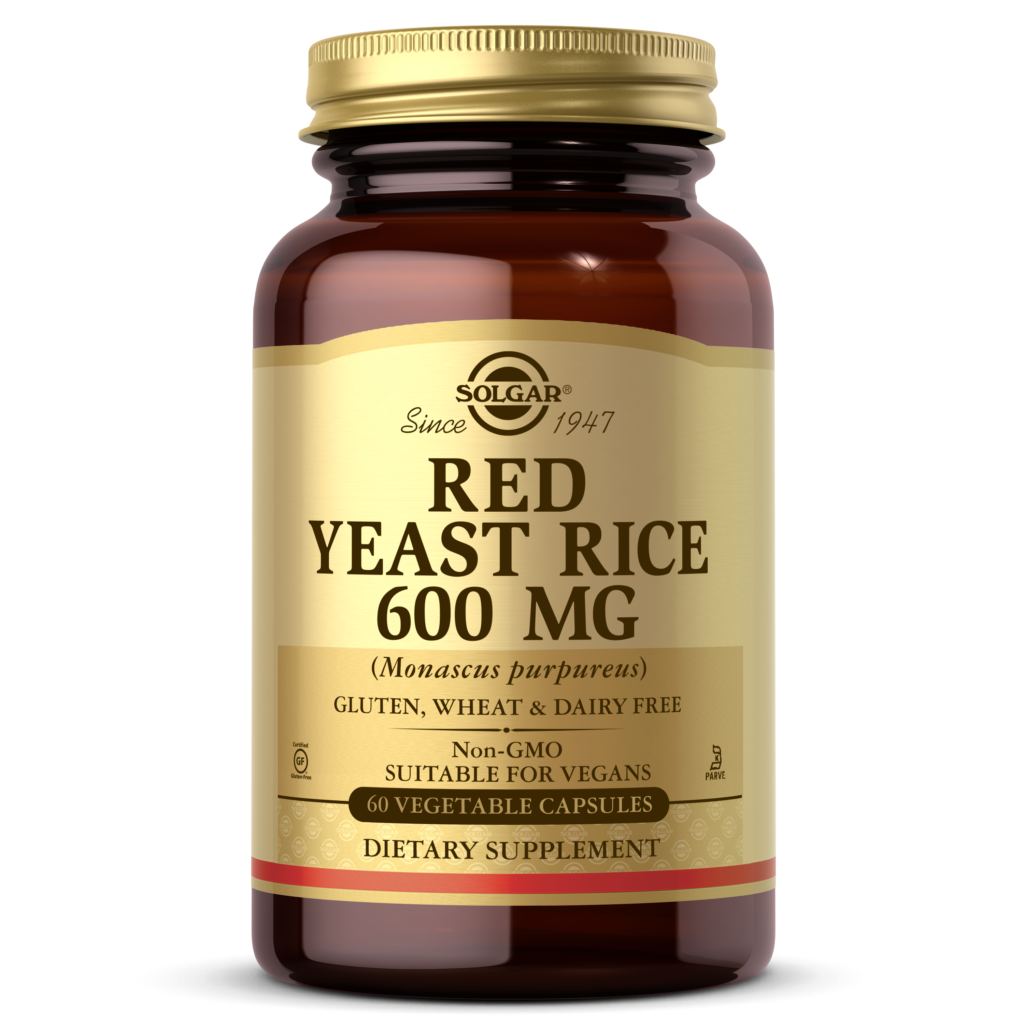 Solgar, Red Yeast Rice Vegetable Capsules 60 CAP - M and M Vitamins, LLC