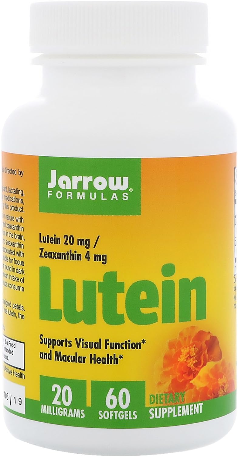 Jarrow Formulas, Lutein 20 MG 60 SFTGELS - M and M Vitamins, LLC