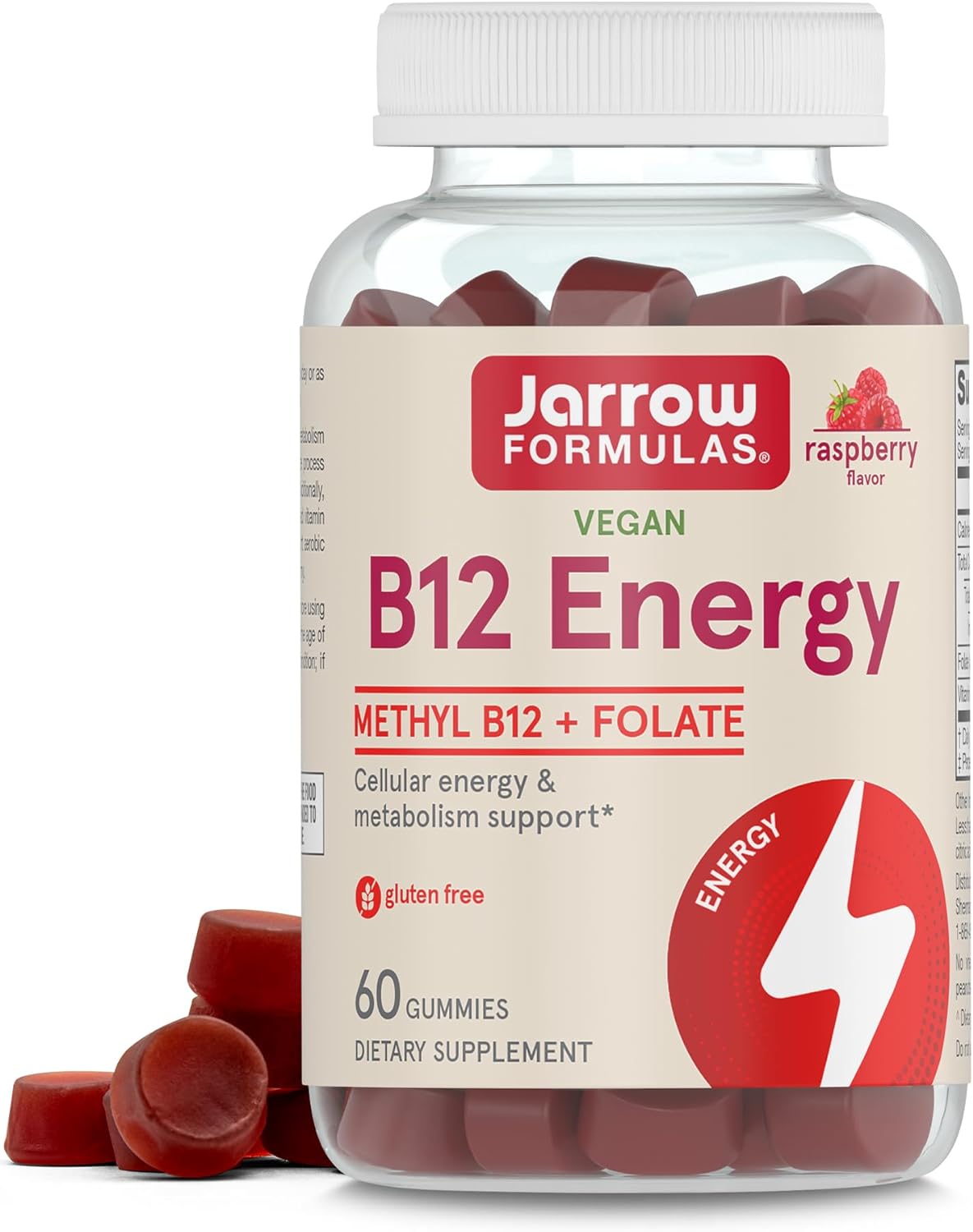 Jarrow Formulas, B12 Energy 1500 MCG 60 GUMMIES - M and M Vitamins, LLC