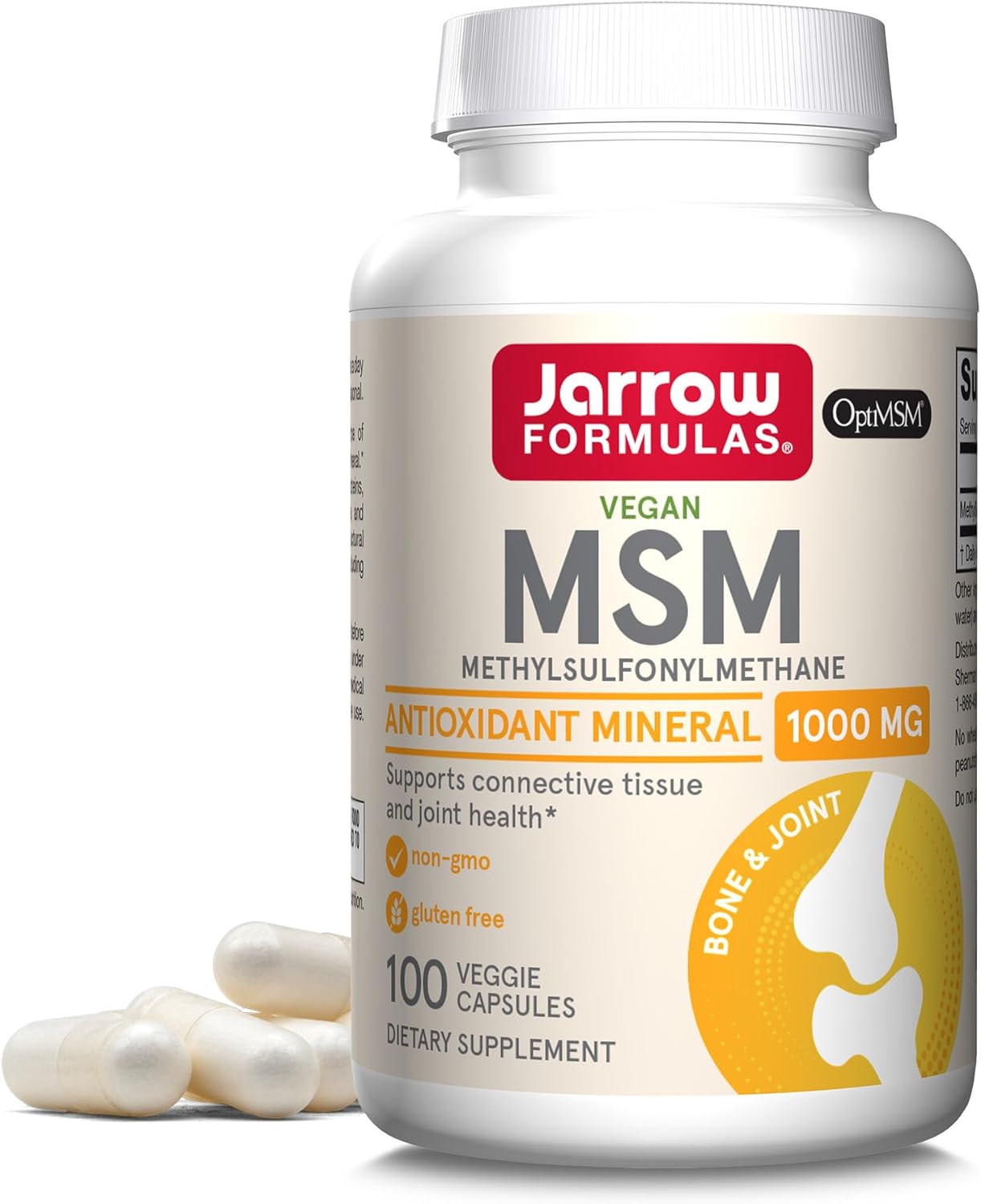 Jarrow Formulas, MSM 1000 MG 100 VCAPS - M and M Vitamins, LLC