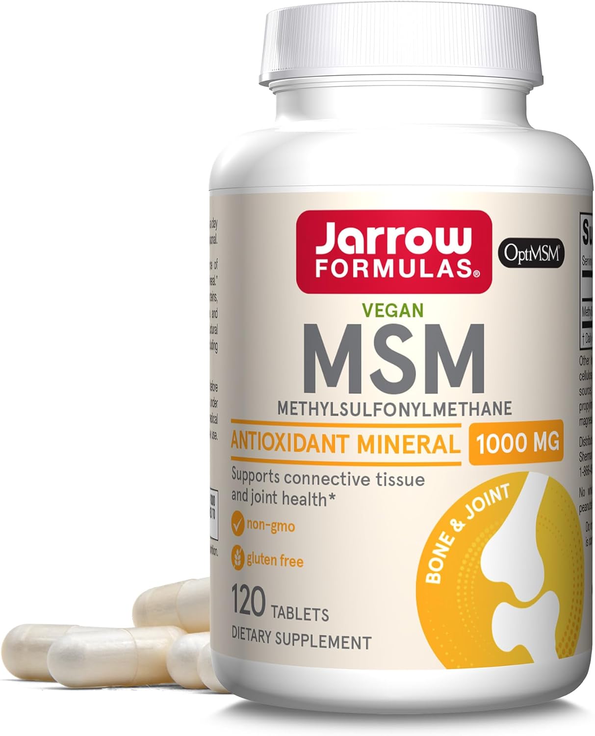 Jarrow Formulas, MSM 1000 MG 120 CAPS - M and M Vitamins, LLC