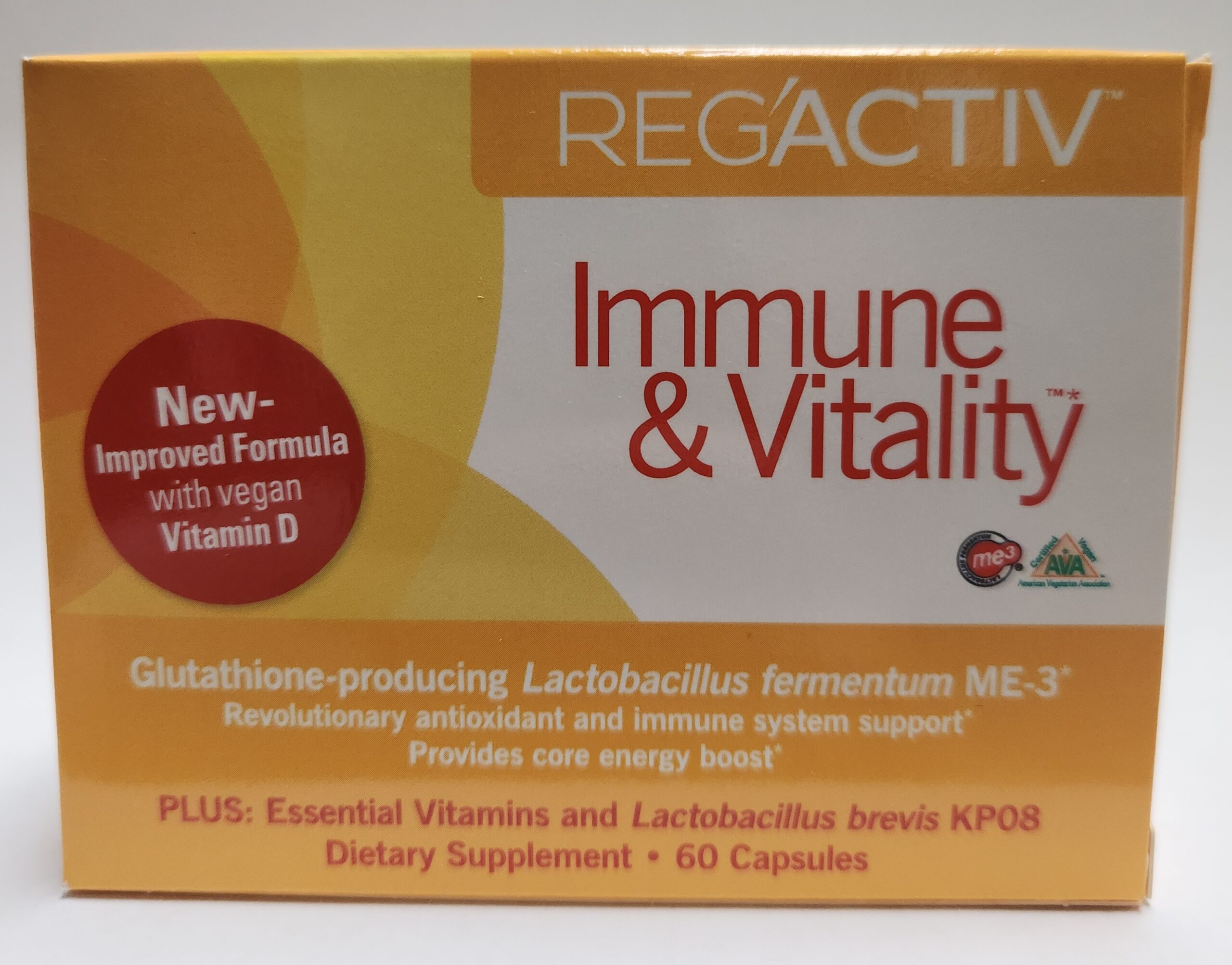 RegActive, Immune 60cap - M and M Vitamins, LLC
